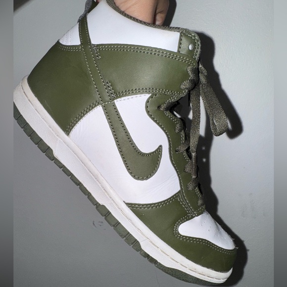 Nike | Shoes | Olive Green High Dunks | Poshmark